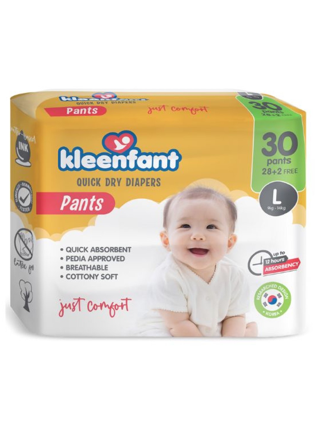 Kleenfant Diaper Pants Large (30 pcs) | edamama