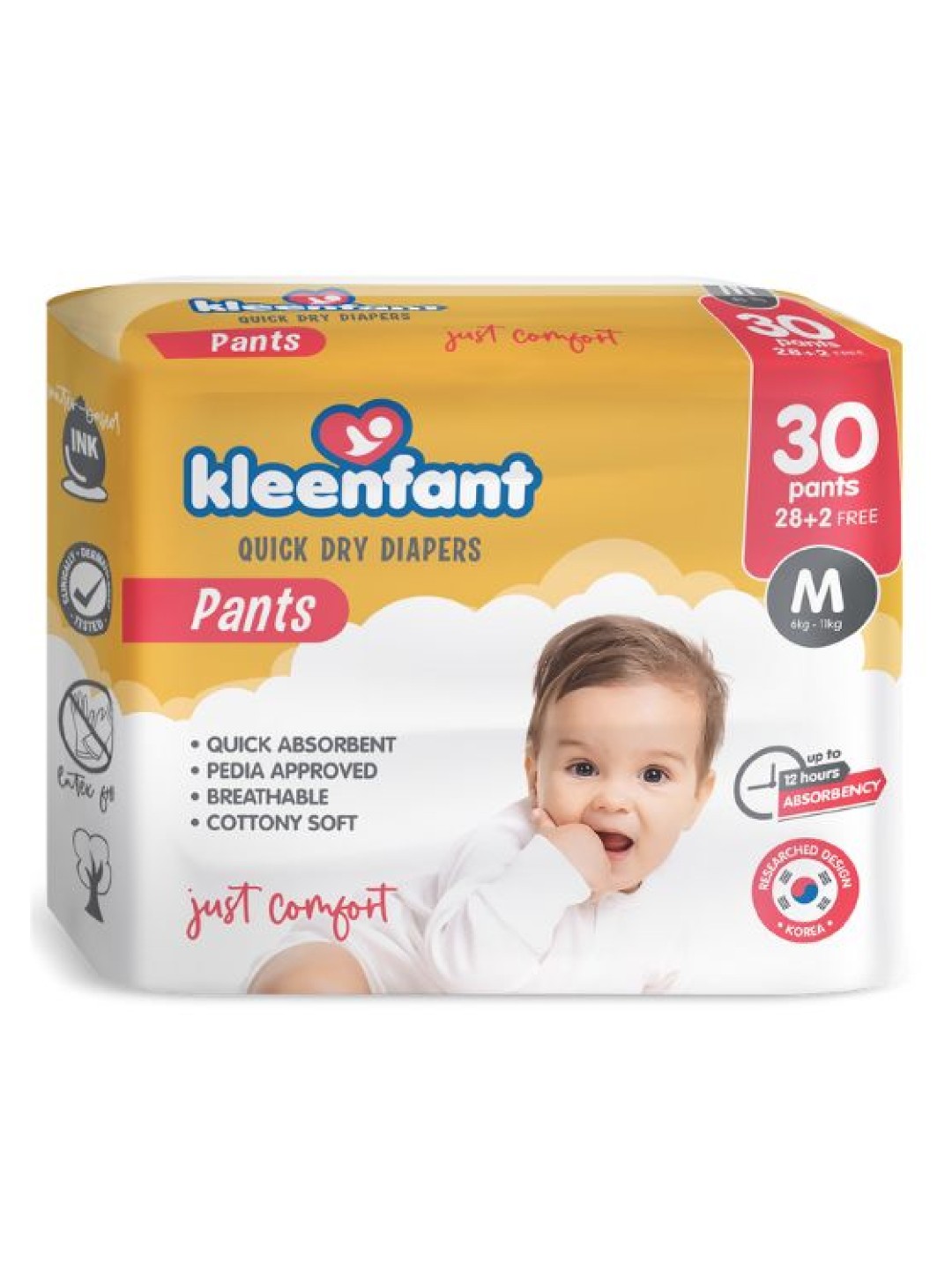 Kleenfant Diaper Pants Medium (30 pcs) | edamama