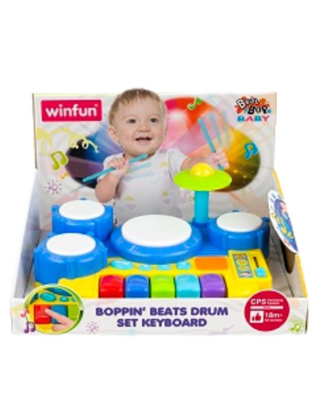 winfun Boppin Beats Drum Set Keyboard | edamama